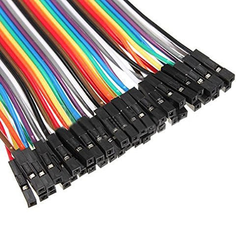 Cable Jumper Wires 1 pin 10CM Macho a Hembra 40 Pcs – Fcelectronik.com